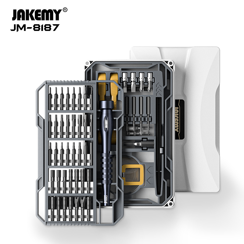 Hot selling precision intelligent magnetic screwdriver set JM-8187-Jakemy