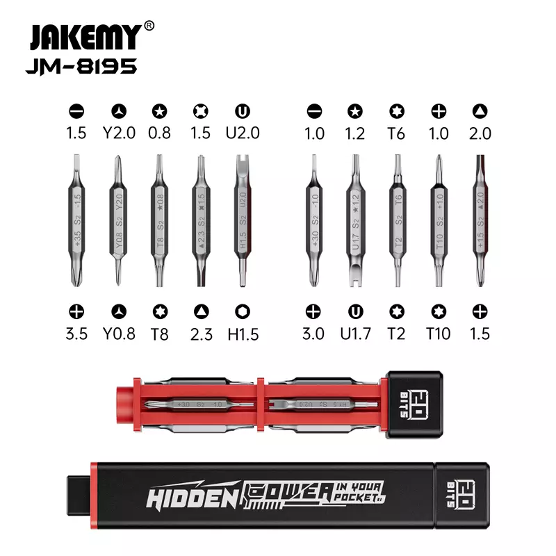 Precision Meets Style: The JM-8195 Screwdriver from Jakemy-A Must-Have ...