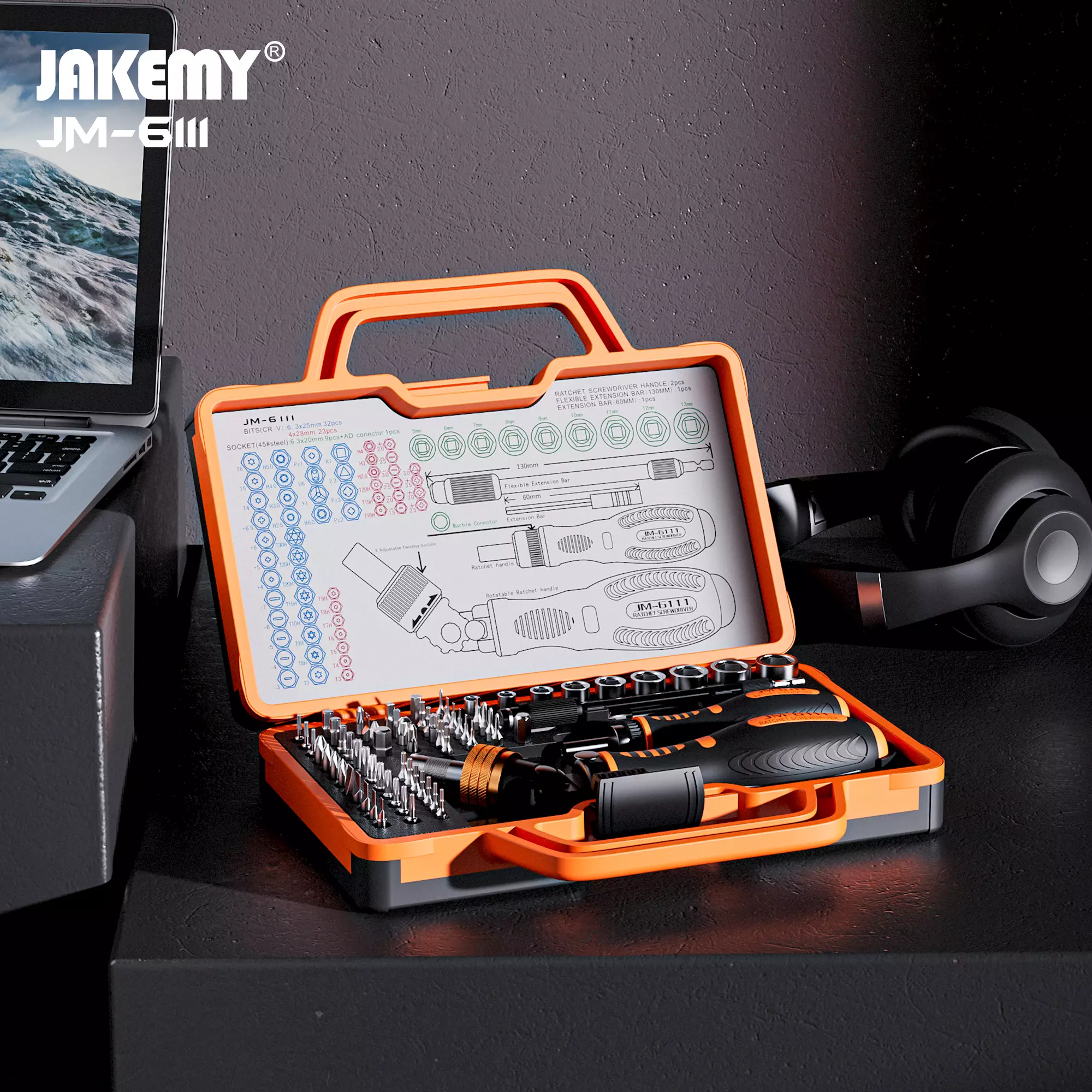 Jakemy Ratcheting Screwdriver Set: The Ultimate Tool for Professionals ...